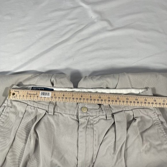 Polo Ralph Lauren | Pants | Polo Ralph Lauren Andrew Pant Chino Tan Gray Dress Pants Pleated Sz ...